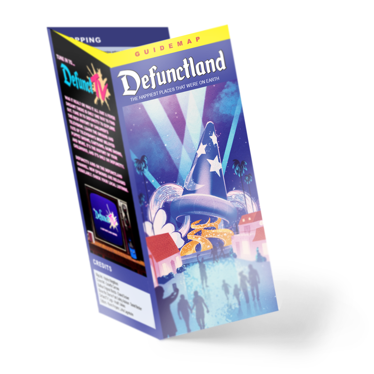 Defunctland Brochure and Guide Map